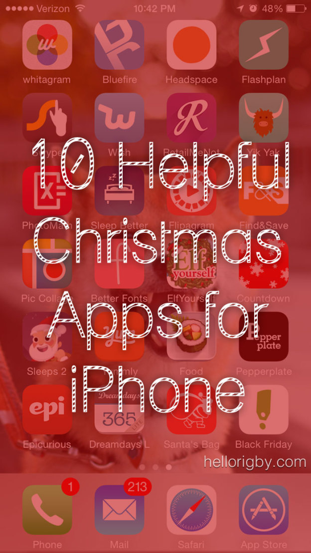 10 Helpful Christmas Apps for iPhone – Hello Rigby Seattle Fashion ...