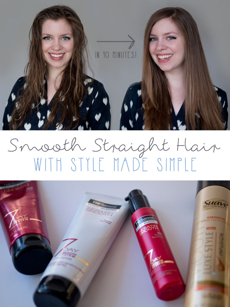 How to Get Smooth Straight Hair - hellorigby hair blog