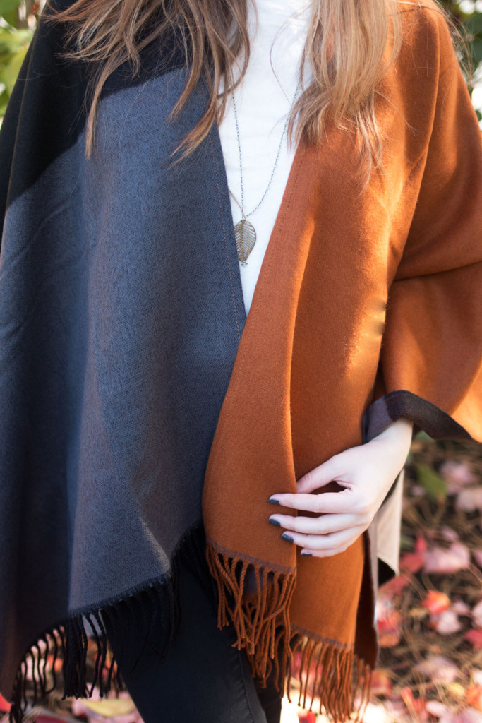 Fall Poncho Outfit // hellorigby seattle style blog
