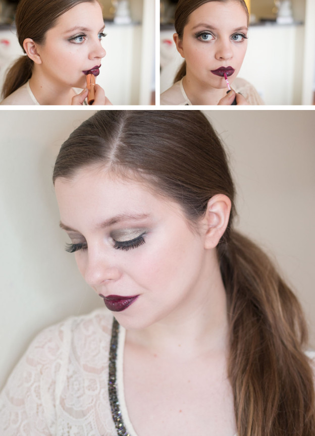 New Years Eve Makeup Champagne Smokey Eye And Bold Lip
